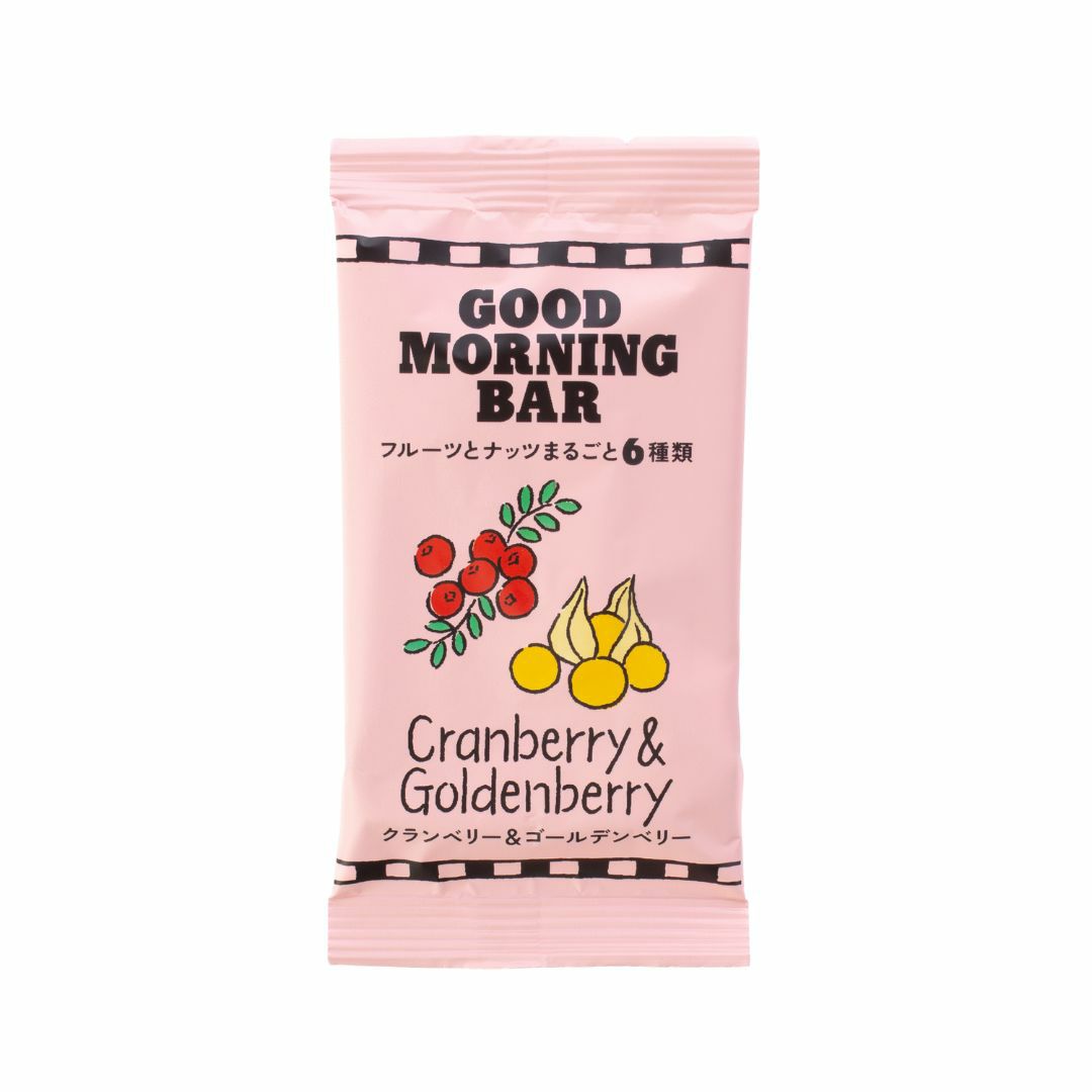 GOOD MORNING BAR(Cranberry&Goldenberry) | ブラウンシュガーファーストのオーガニックで美味しい食材